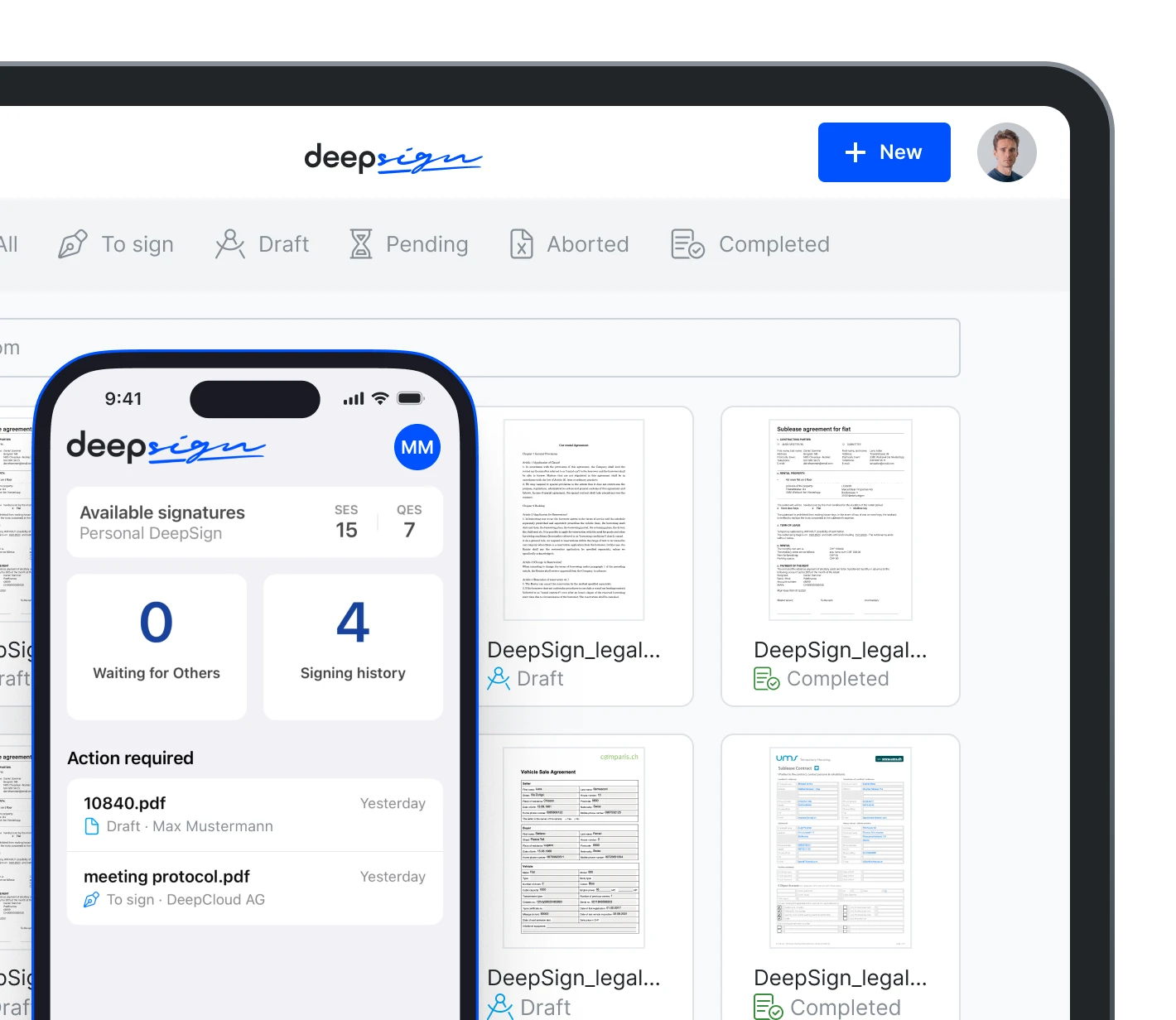 Digital signatures from Switzerland | DeepSign